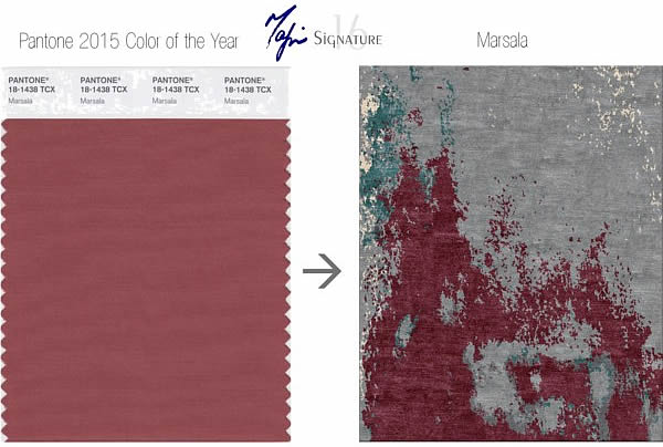 Pantone Color of the Year - Marsala | Mafi Rugs
